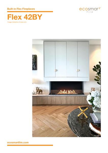 Flex 42BY: Chimenea de la Bahía Insertable - EcoSmart Fire