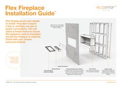Flex 78DB: Double Sided Fireplace Insert - EcoSmart Fire